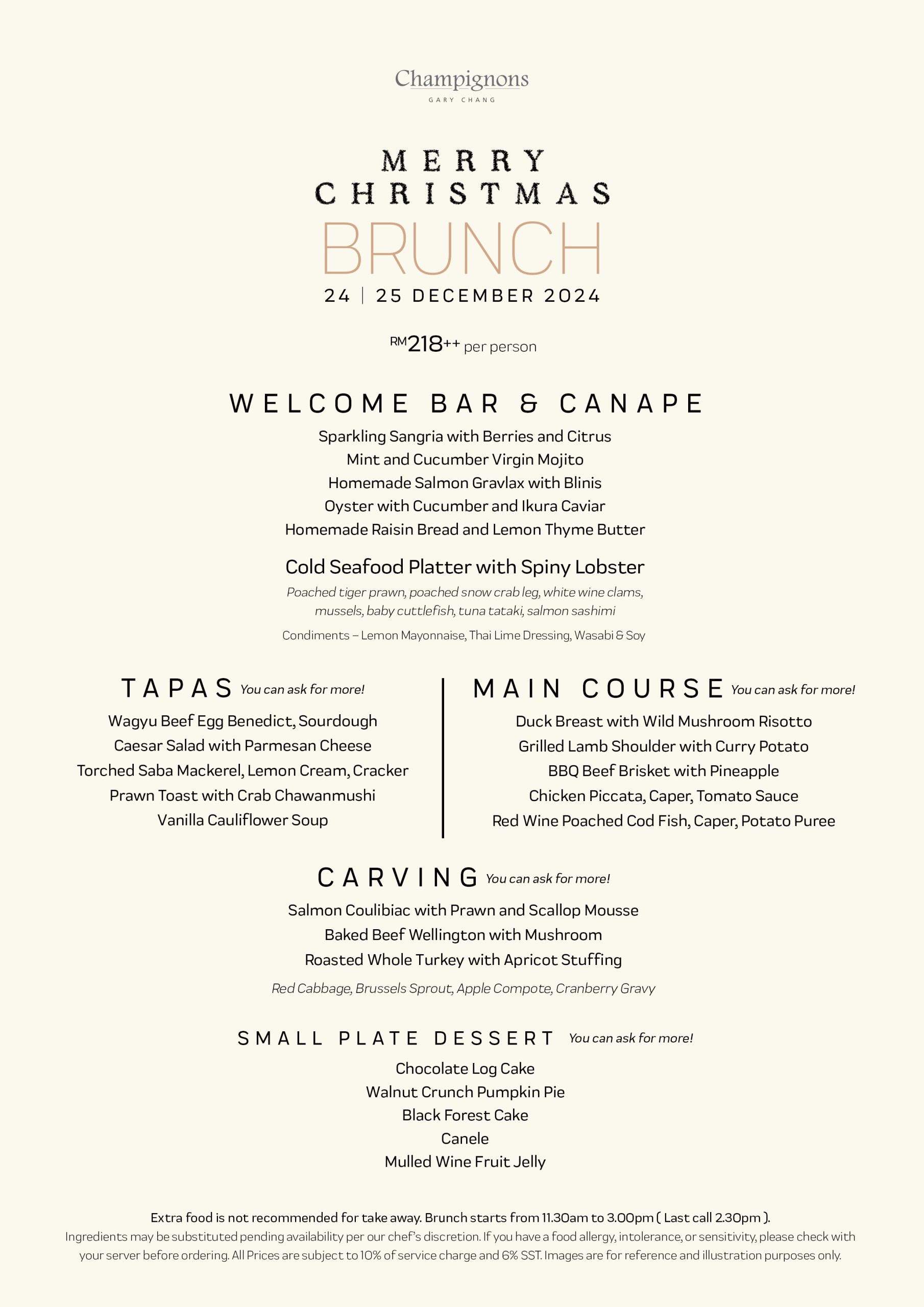 Fine Dining Restaurant in Petaling Jaya | Champignons at Oasis Square